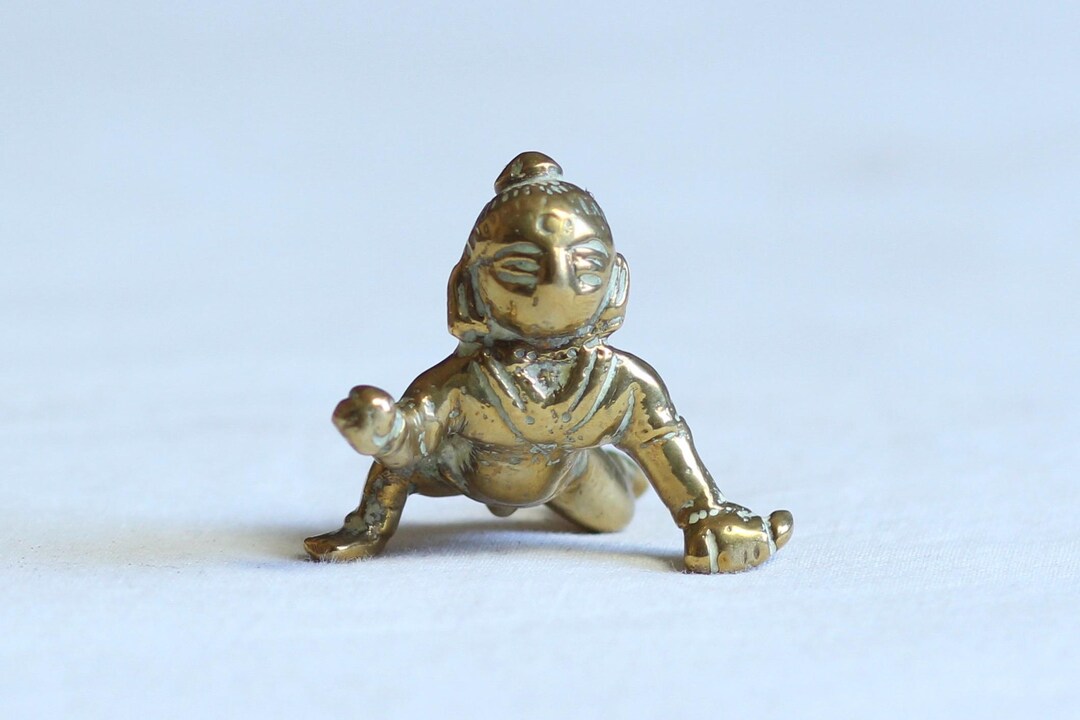 Vintage Brass Acrobat Statue. Cast Metal. Miniature Size. Midcentury ...