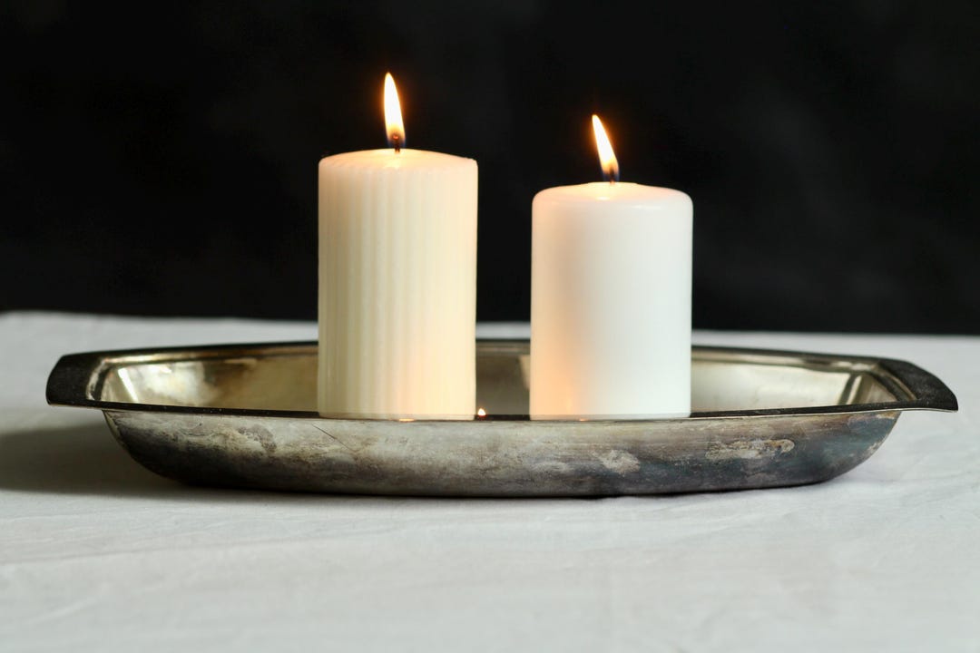 Vintage Silver-plated Tray. Medium Size. EPNS A1. Candle Plate. Tea ...