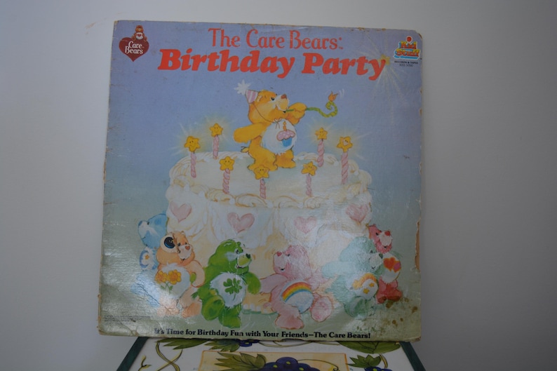 1980 Care Bears BIRTHDAY PARTY RECORD - Etsy