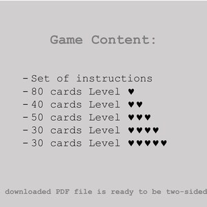 Funny Love Game | Printable Sex-love Game for Couples (+18) | Digital ...