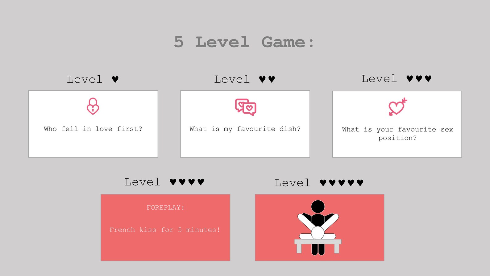 Funny Love Game | Printable Sex-love Game for Couples (+18) | Digital ...