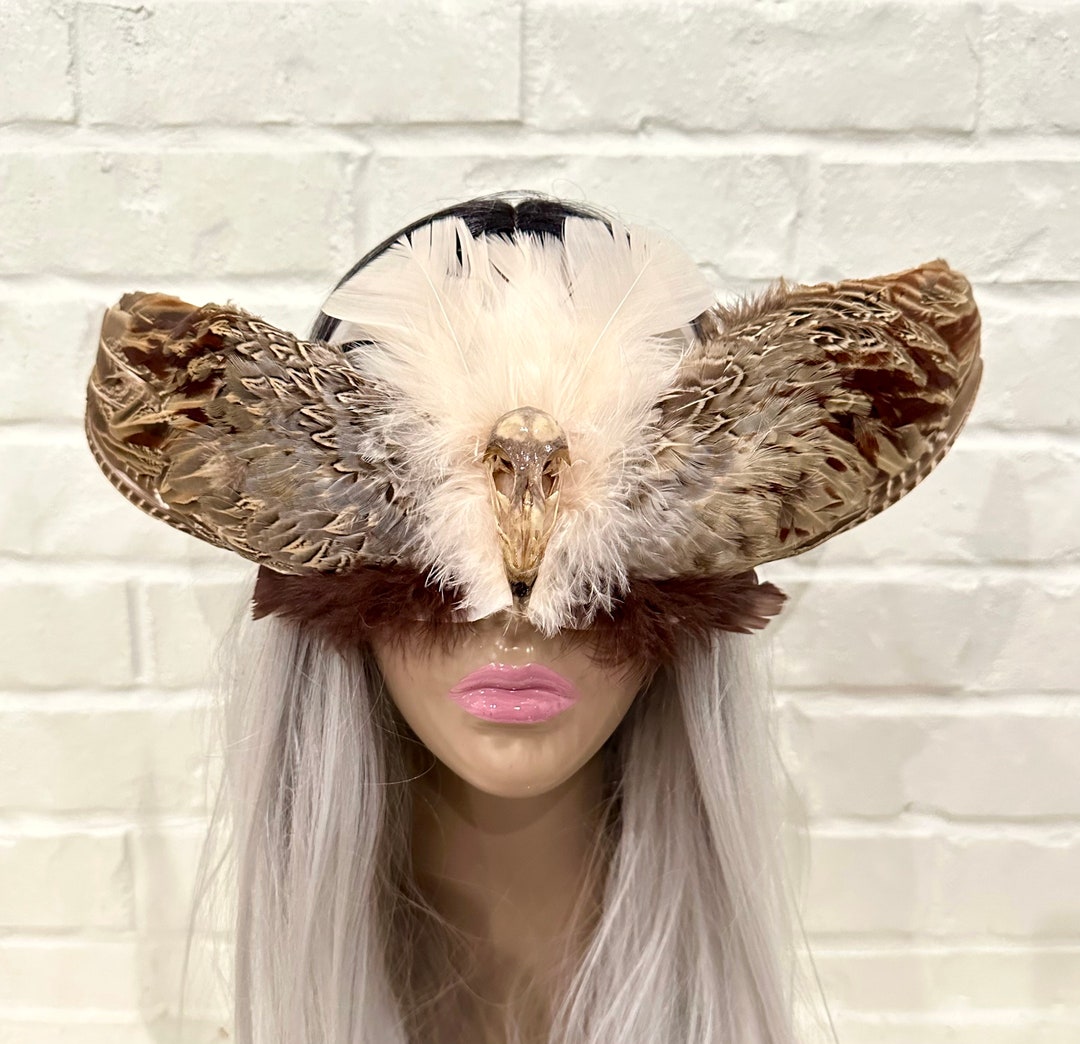 Bird Skull Wing Mask Viking Wicca Gothic Pheasant - Etsy