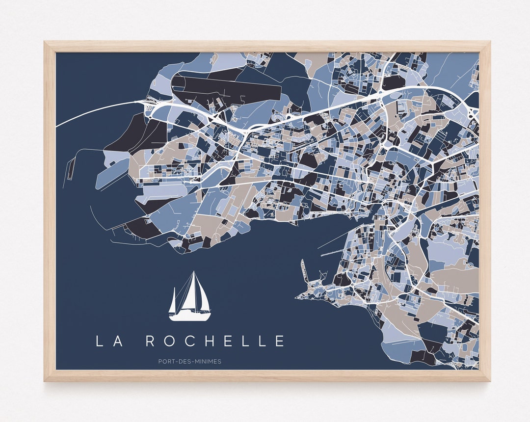 LA ROCHELLE / City of La Rochelle, La Rochelle Poster, La Rochelle ...