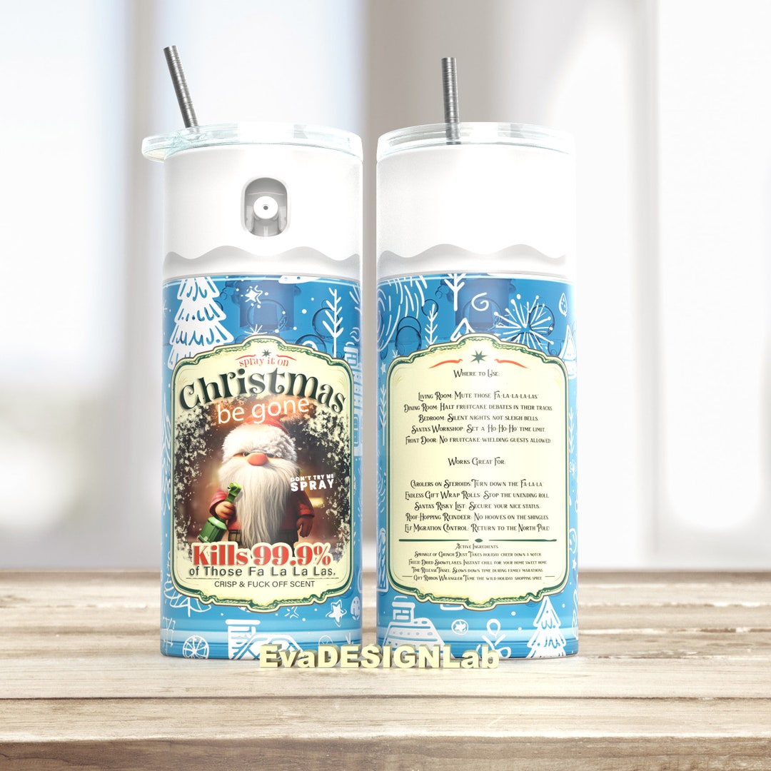 Blue Gnome Spray It on Christmas Be Gone Repellent 20 Oz Cute - Etsy