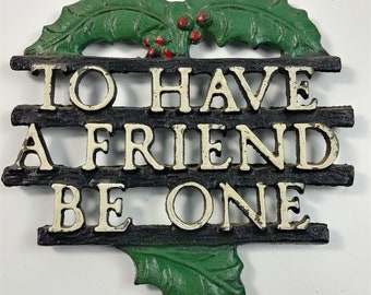 Wall Decor Best Friend Quote | Etsy