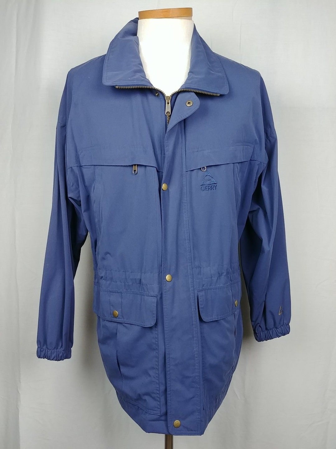 Gerry Blue Parka Coat Rain Jacket Mens Size Large - Etsy