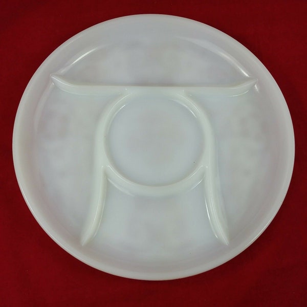 Milk Glass Platter - Etsy