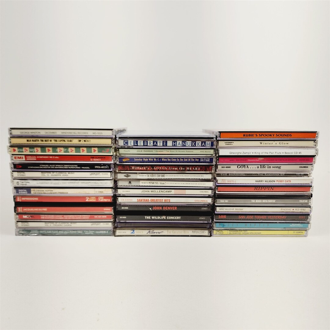 Misc Lot of 40 Cd's Miscellaneous Pop Rock Music - Etsy
