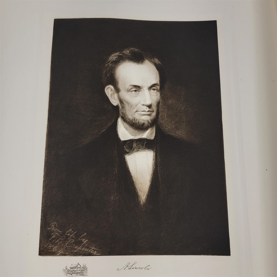 Abraham Lincoln 1901 White House Gallery Official Portraits Presidents ...