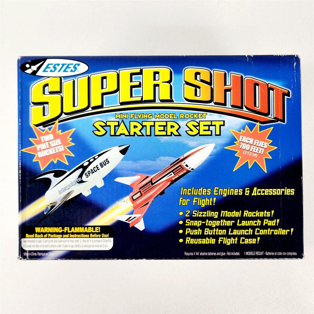 Vintage Estes Super Shot Starter Kit 1431 A10-3T (4) B6-4(7) - Used - Etsy