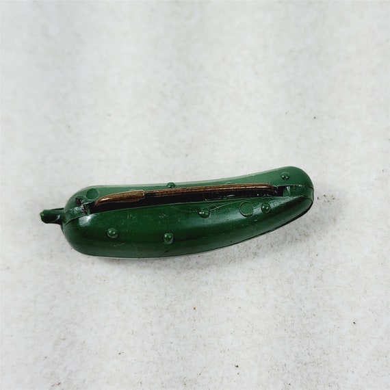 Vintage Heinz Pickle Pin Food Advertising Plastic Nov… - Gem