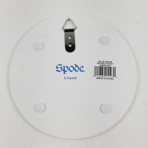 Spode Blue Room Round Botanical Hanging Trivet 6" L0906 Blue and White ...