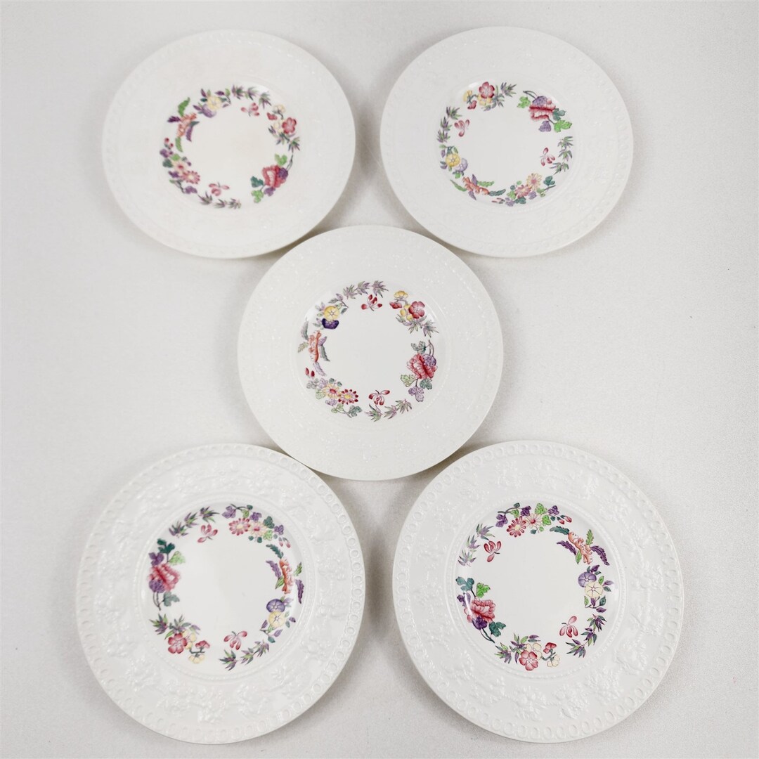 5 Vintage Orient Wedgwood Wellesley Bread Dessert Plates 6 3/4 - Etsy