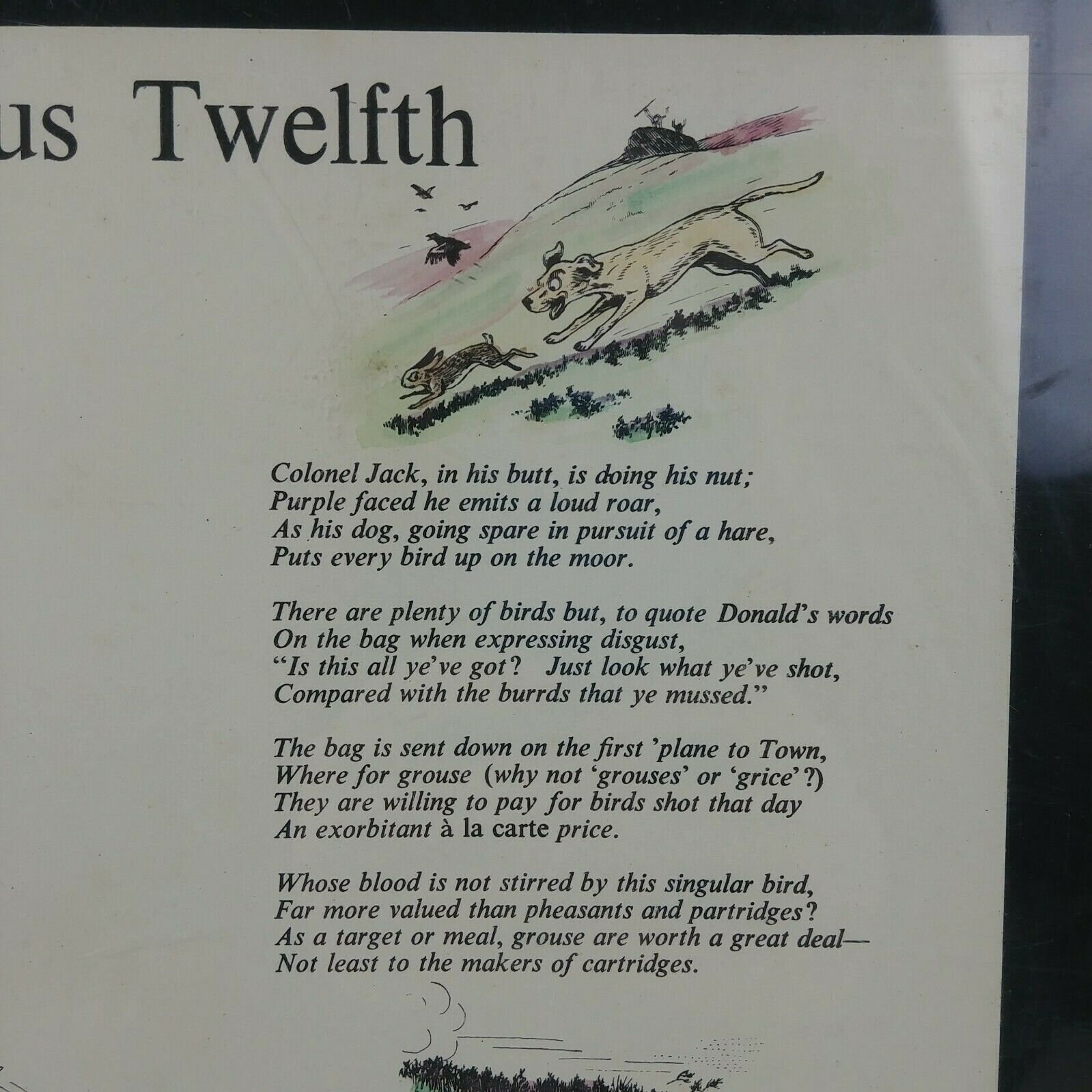 The Furious Twelfth Framed Poem by Christopher Curtis Illus. | Etsy