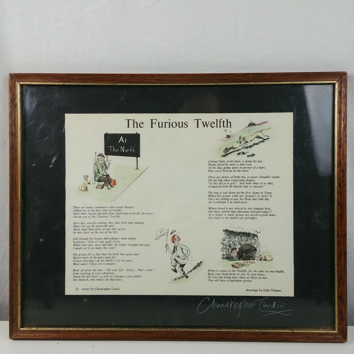 The Furious Twelfth Framed Poem by Christopher Curtis Illus. - Etsy