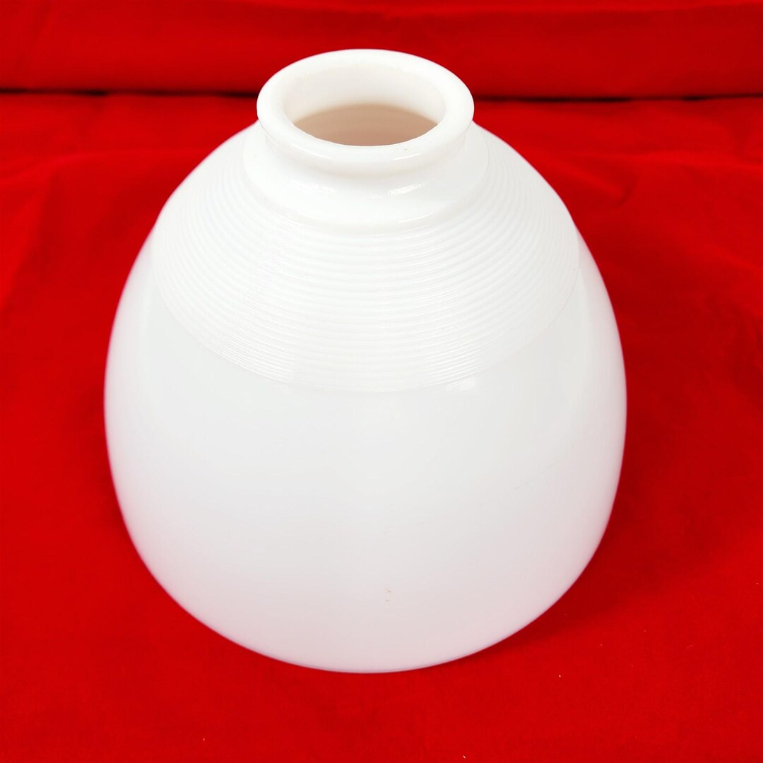 Vintage Milk Glass Light Lamp Shade Sconce Round 8 Diameter - Etsy