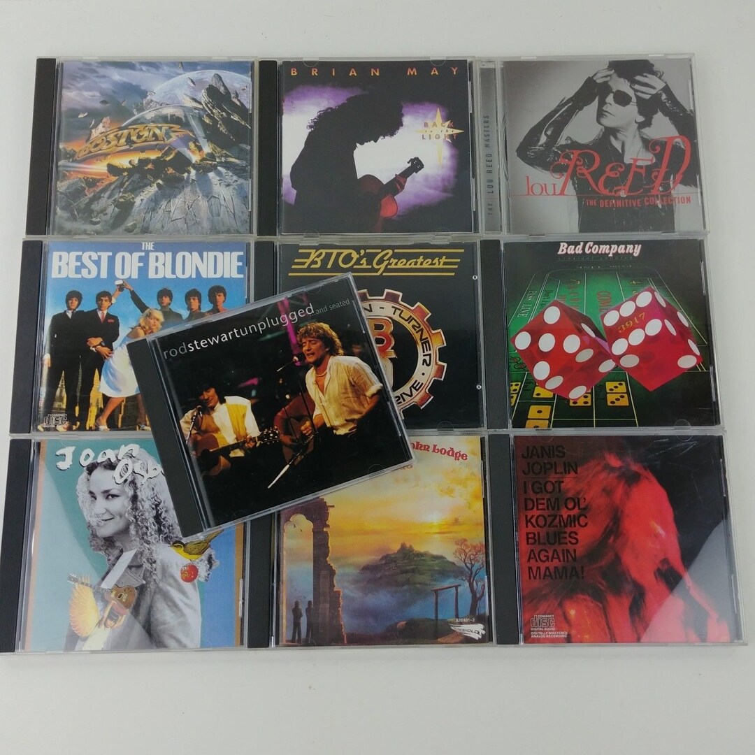 Misc Lot of 10 Soft Rock, Oldies Rock, Hard Rock, Rock & Roll Cd's 3 - Etsy