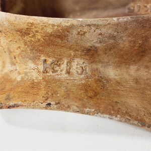 2 Vintage Cast Iron Legs Feet KIS Rusty Restoration Project - 9 3/4 ...