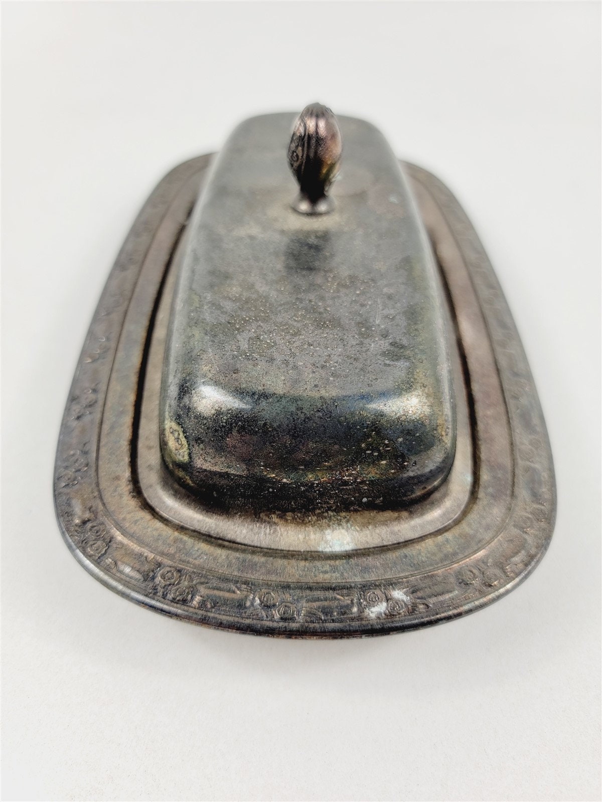 Butter Dish Oneida EPNS Covered Parklane Glass Insert | Etsy