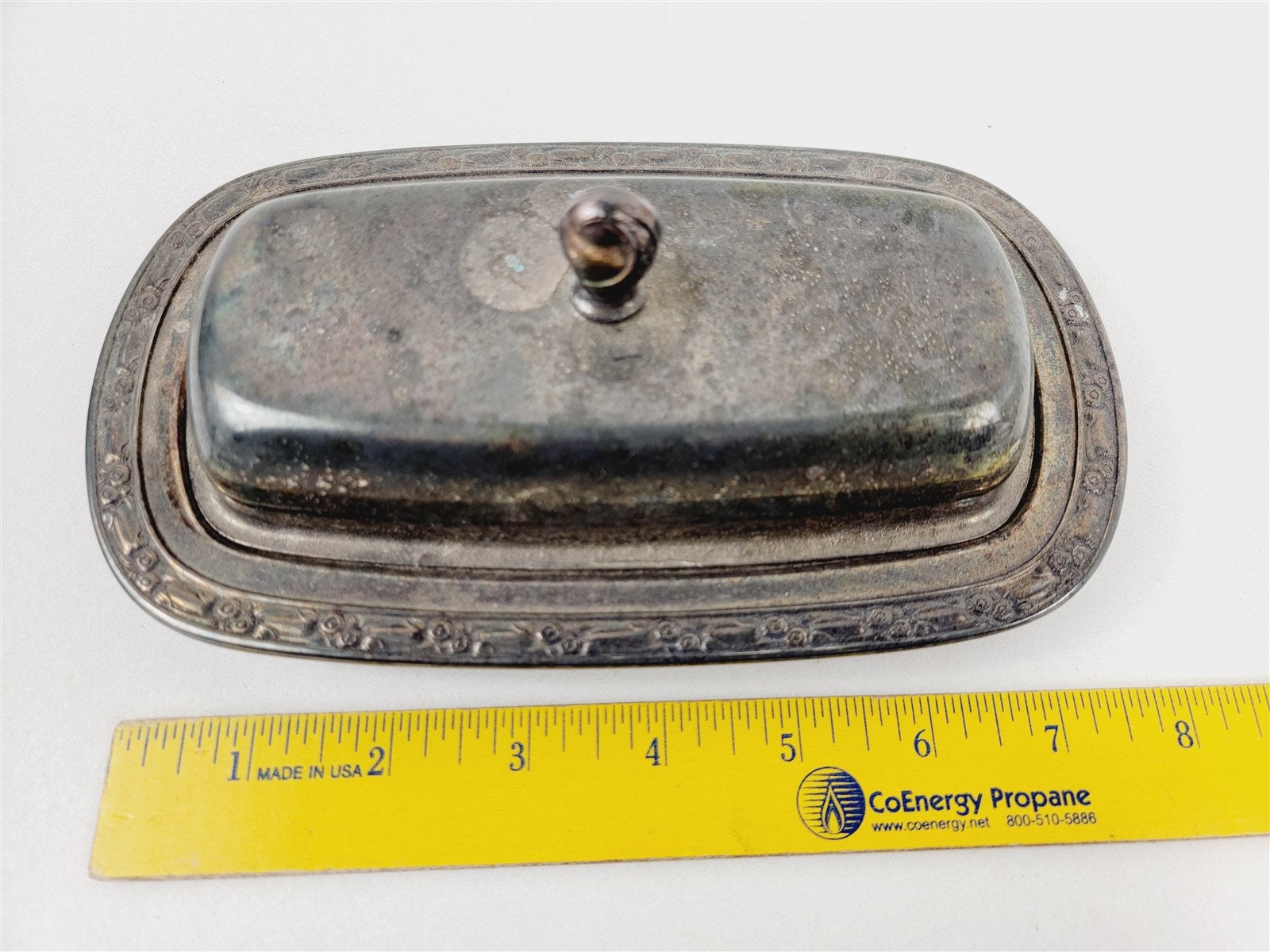 Butter Dish Oneida EPNS Covered Parklane Glass Insert | Etsy