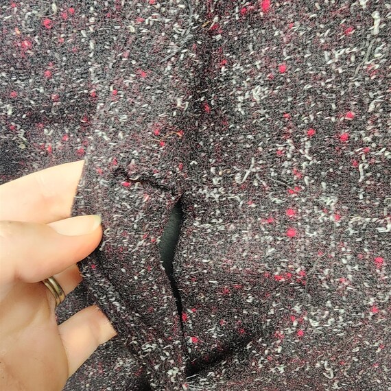 Vintage 1950s/60s Purple Tweed Button Front Lined Jac… - Gem