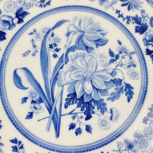 Spode Blue Room Round Botanical Hanging Trivet 6" L0906 Blue and White ...