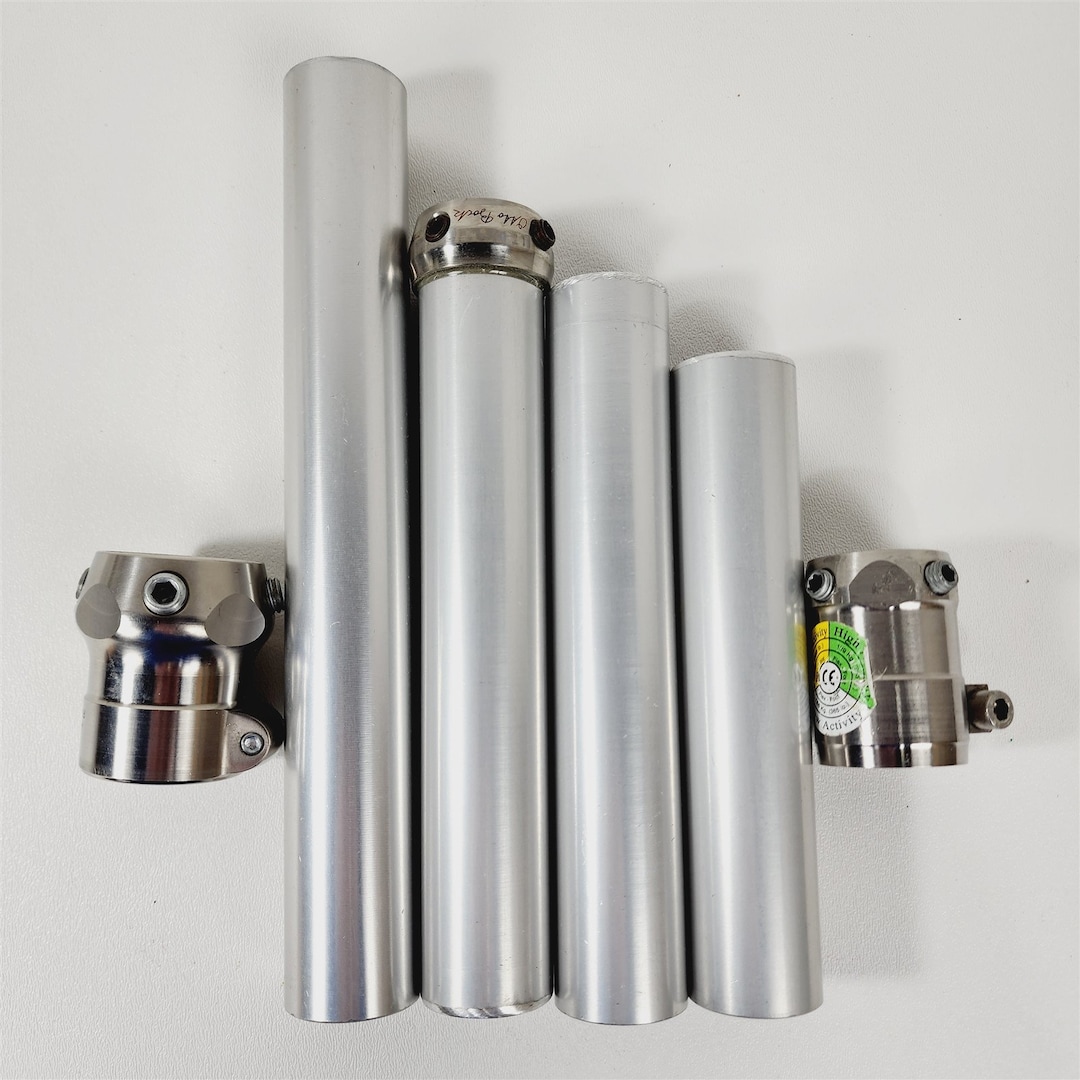 4 Prosthetic 34mm Pylon Tubes Aluminum Clamp Adapter Otto Bock 6 1/2 9 ...