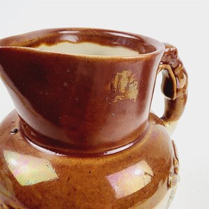 Vintage Stoneware Pitcher Dog Hound Handle Hunting Doulton Lambeth ...