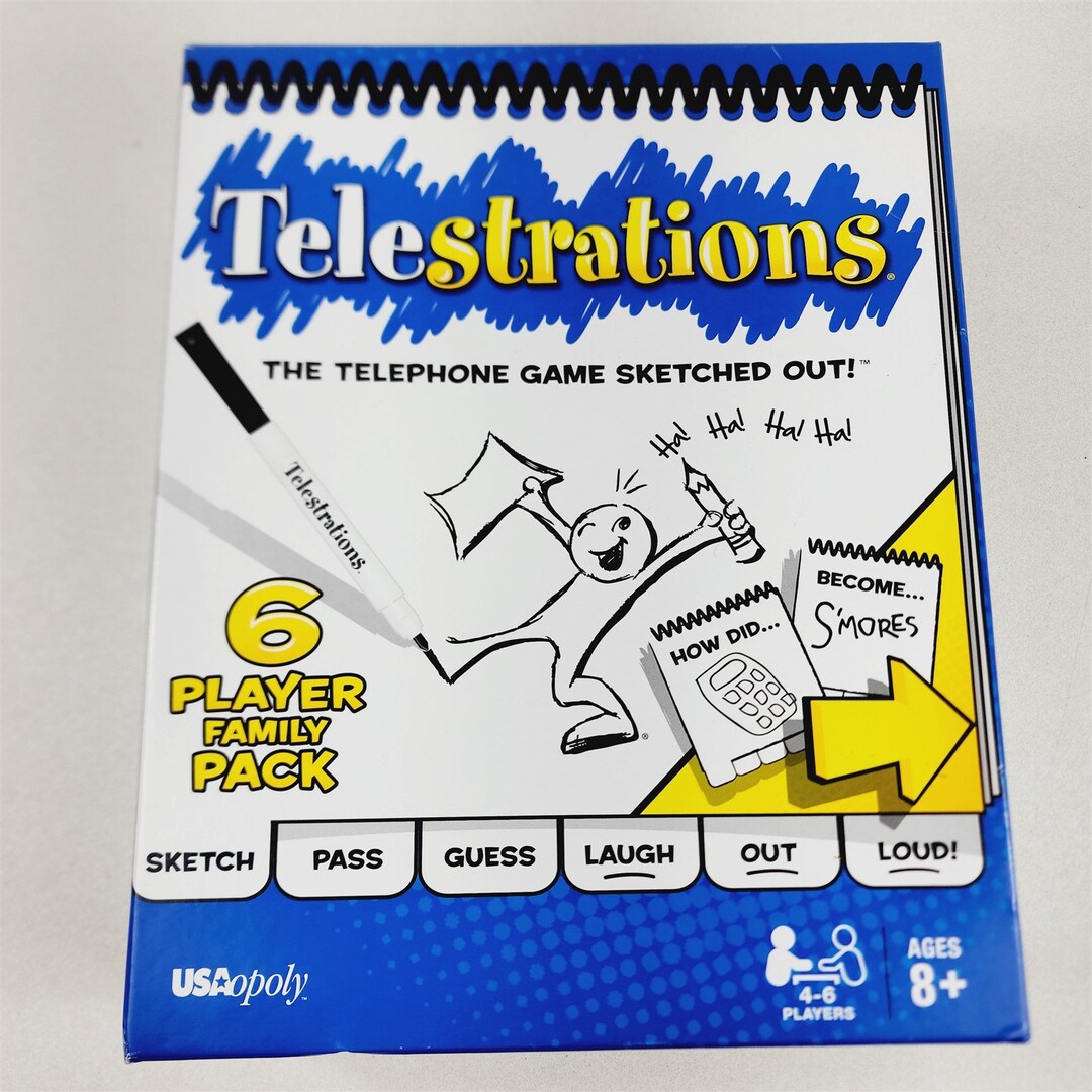 Telestrations - the Telephone Game Sketched Out! Family Game - Etsy