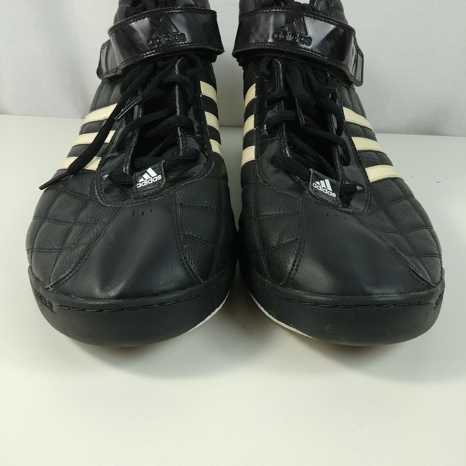 Adidas Black Basketball 950936 Mens Strap Shoes Size 19 | Etsy