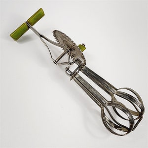 Vintage Androck Green Bakelite Catalin Handles Hand Mixer Egg Beater - Etsy