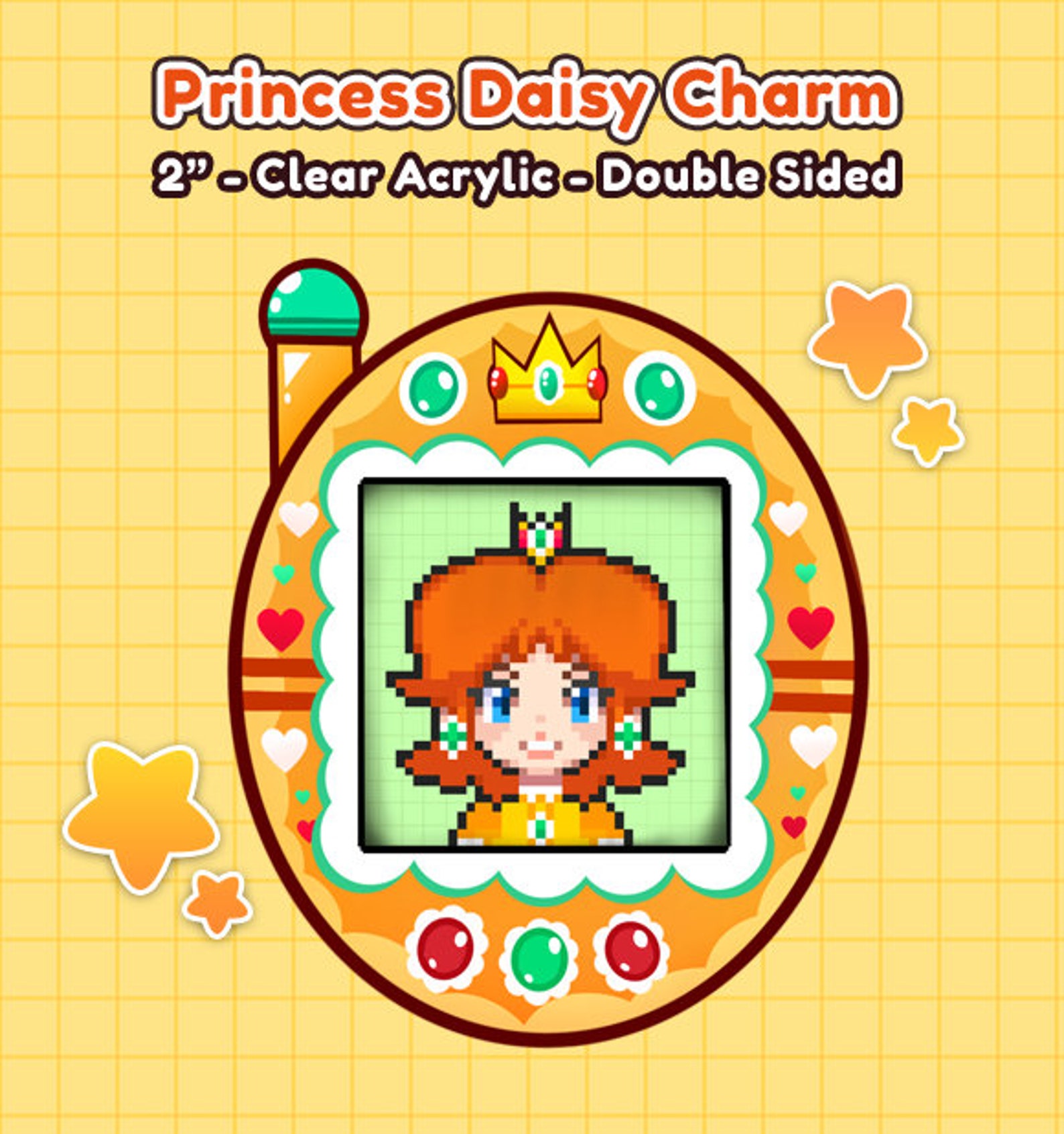 Nintendo Pixel Princess Charms - Etsy