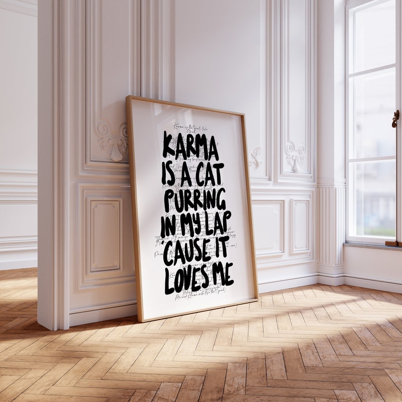 Karma Song Eras Tour - Etsy UK