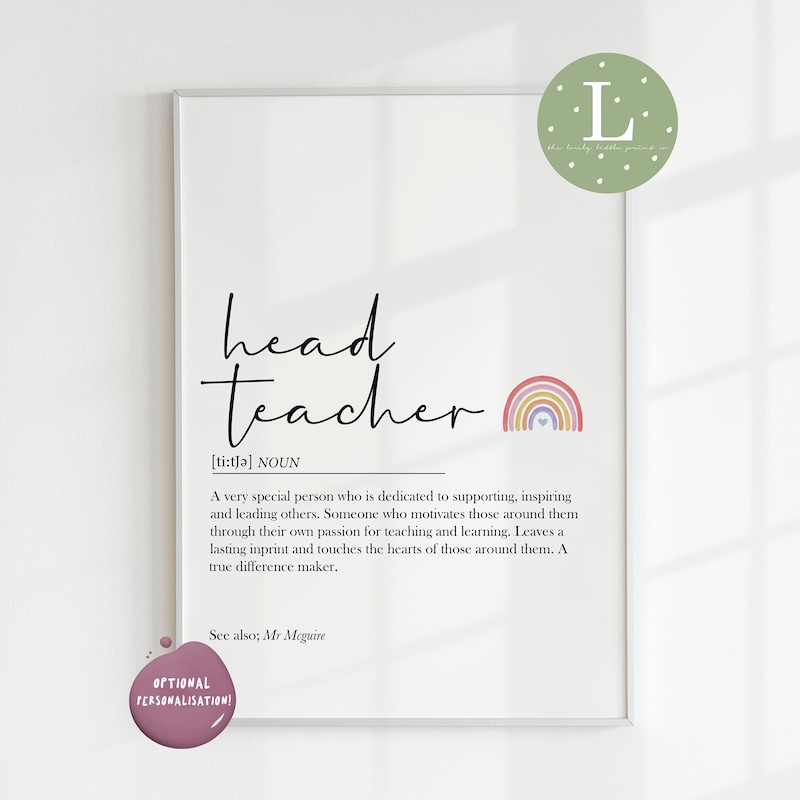 Headteachers Presents - Etsy UK
