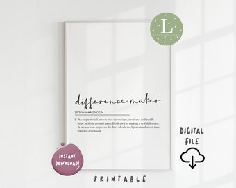 Difference Maker - Etsy