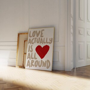 Love Actually is All Around, Love Actually Quote, Love Actually Print ...