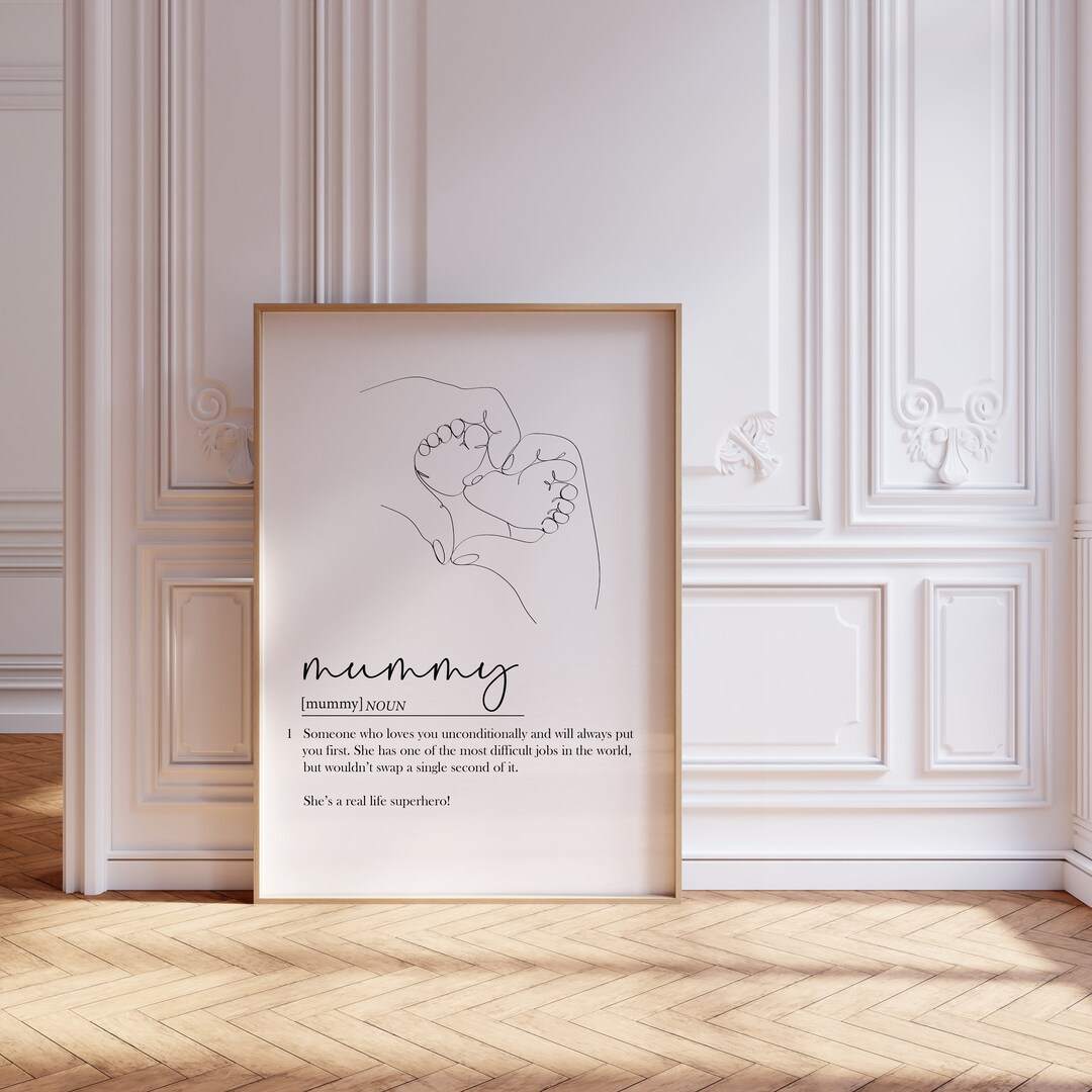 Mummy Definition Print, Mummy Print, New Mummy Print, New Mummy, New ...