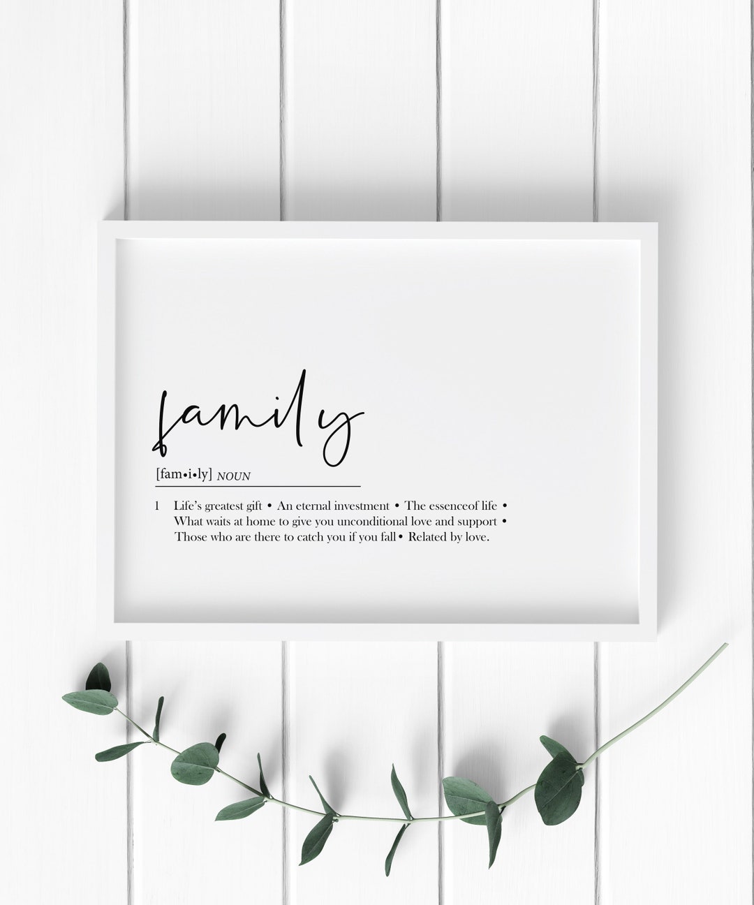 Family Definition Print Family Print Family Quotes Family - Etsy