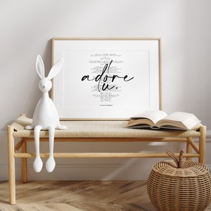 FRED AGAIN Adore, Digital Download Print, Adore You Print, Adore U ...