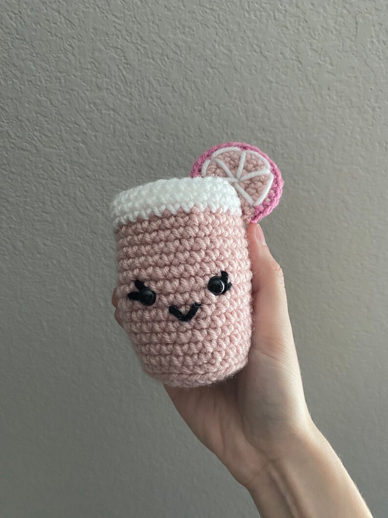 PATTERN Crochet Lemonade Glass Pattern - Etsy