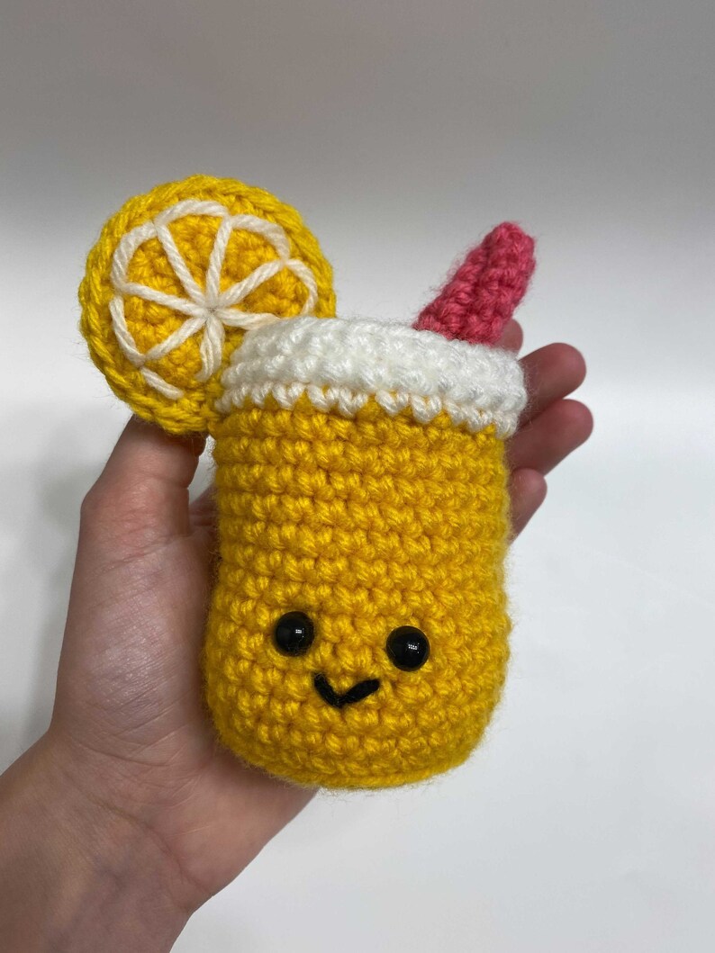 PATTERN Crochet Lemonade Glass Pattern | Etsy