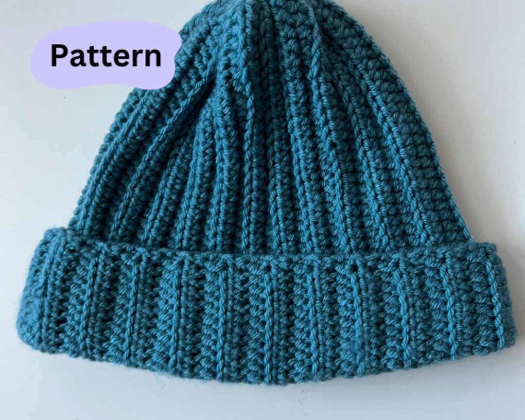 CROCHET PATTERN and VIDEO- Beginner Learn to Crochet Hat Pattern, Pdf ...