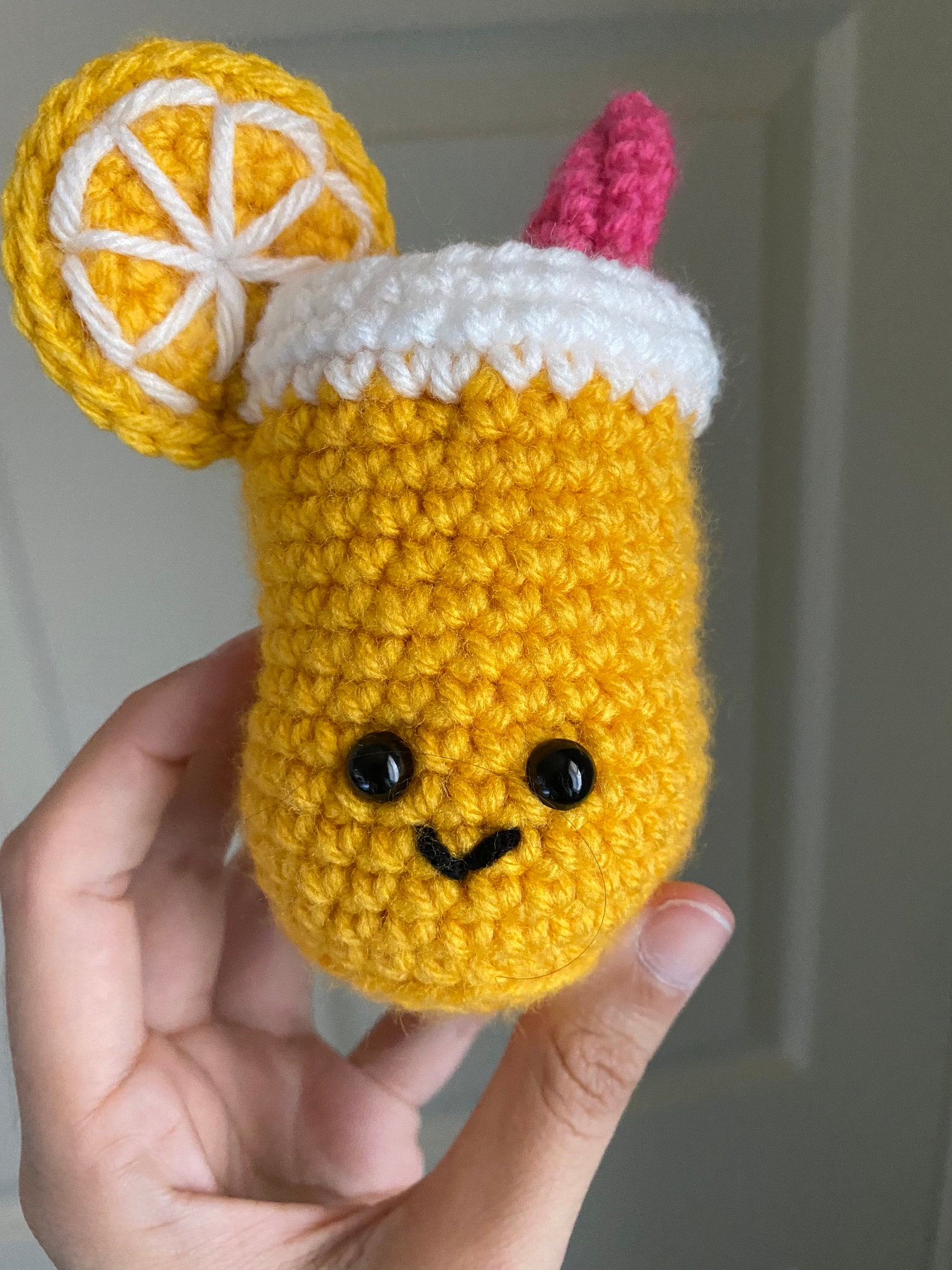 PATTERN Crochet Lemonade Glass Pattern | Etsy