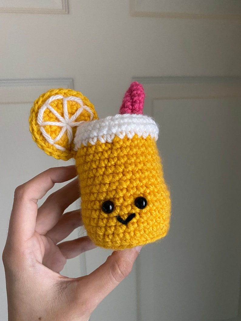 PATTERN Crochet Lemonade Glass Pattern | Etsy
