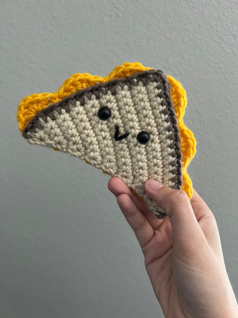 PATTERN and VIDEO Beginner Crochet Grilled Cheese Sandwich Food Crochet ...