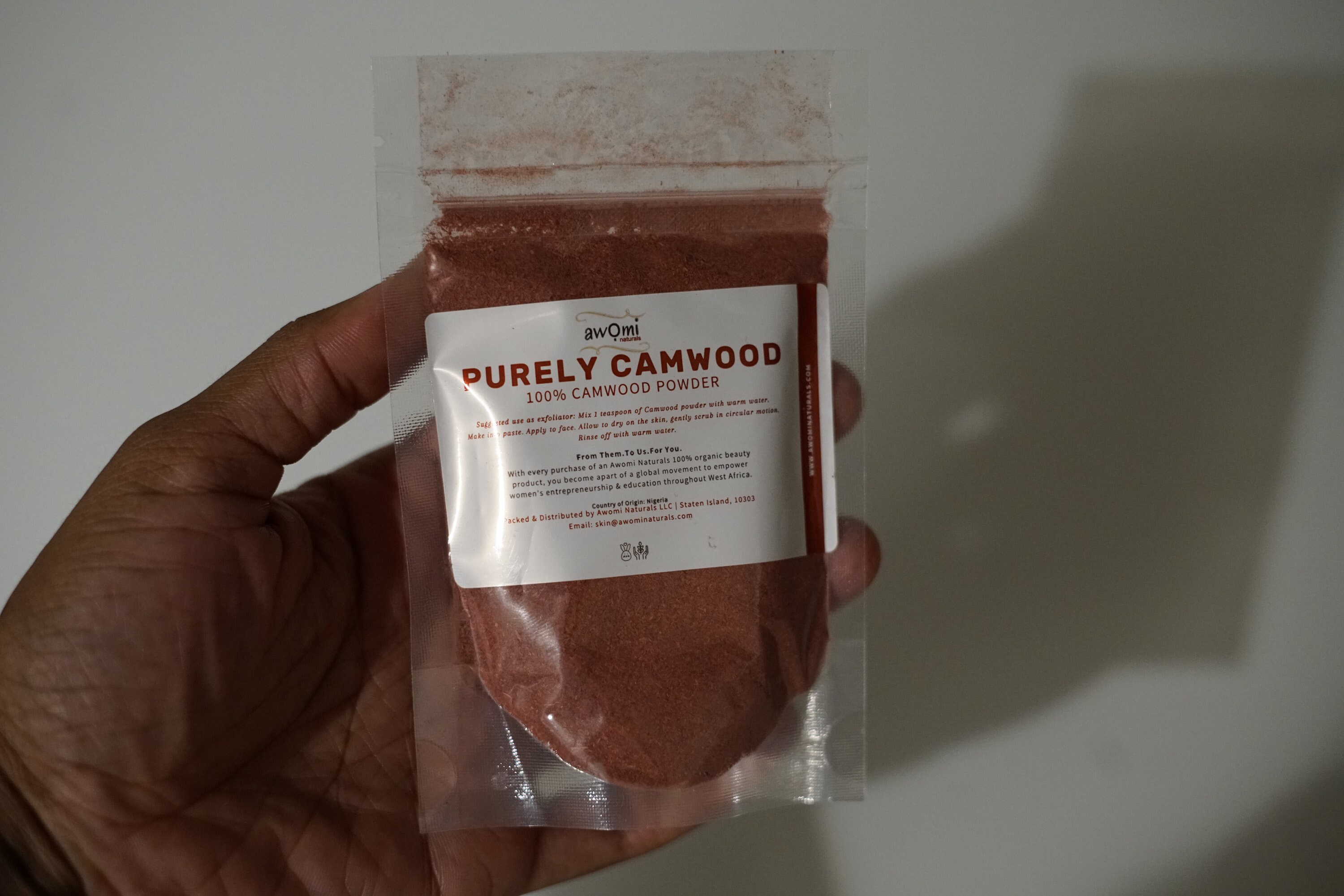 Purely Camwood 100% African Red Sandalwood Powder Osun - Etsy España
