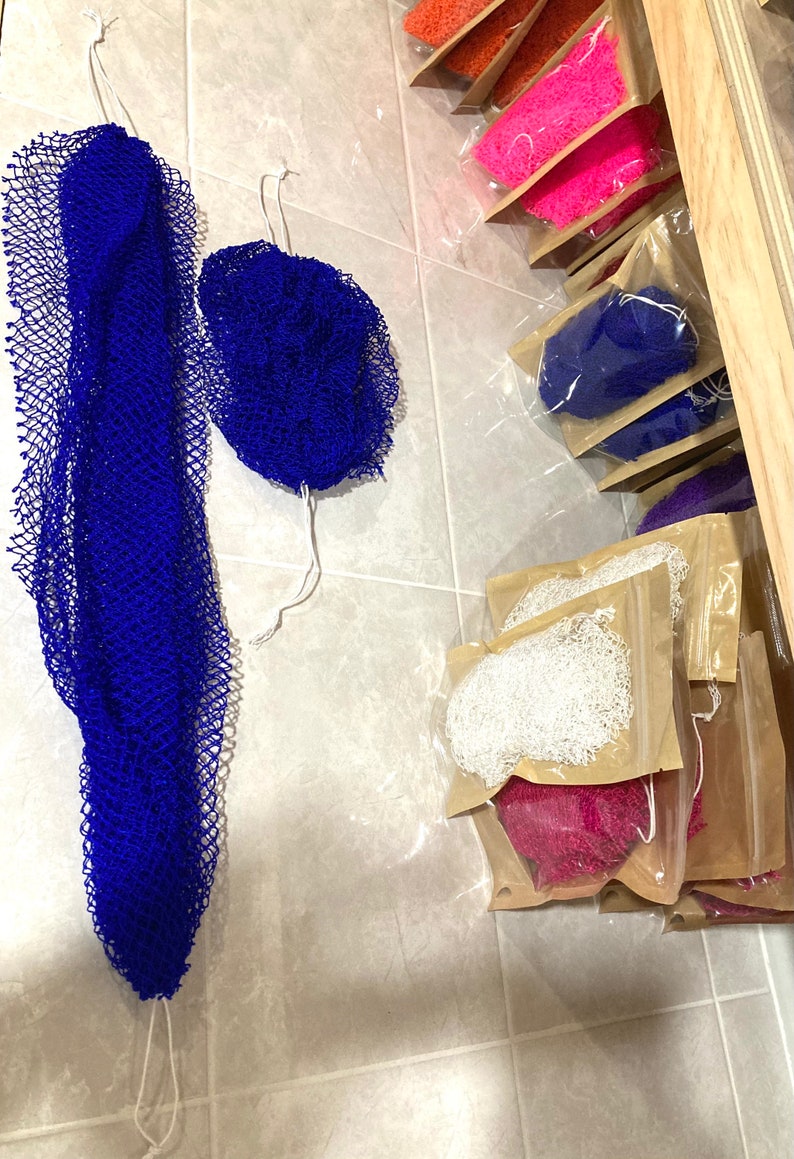 Awomi® Scrub West African Body Mesh Exfoliator Net Sponge - Etsy