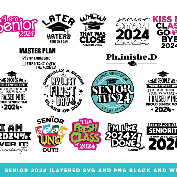 Senior 2024 Svg - Etsy