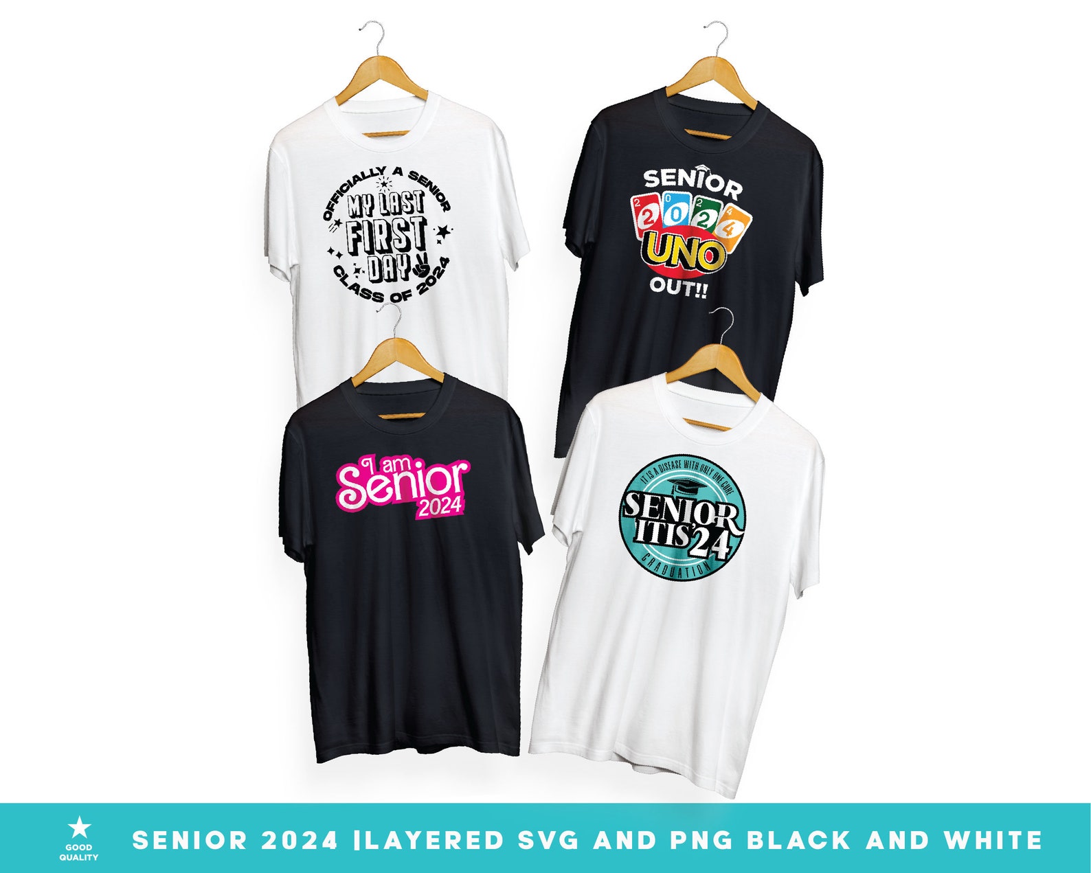 Senior 2024 My Last First Day Senior 2024 Svg, Png, Senioritis Png Svg ...
