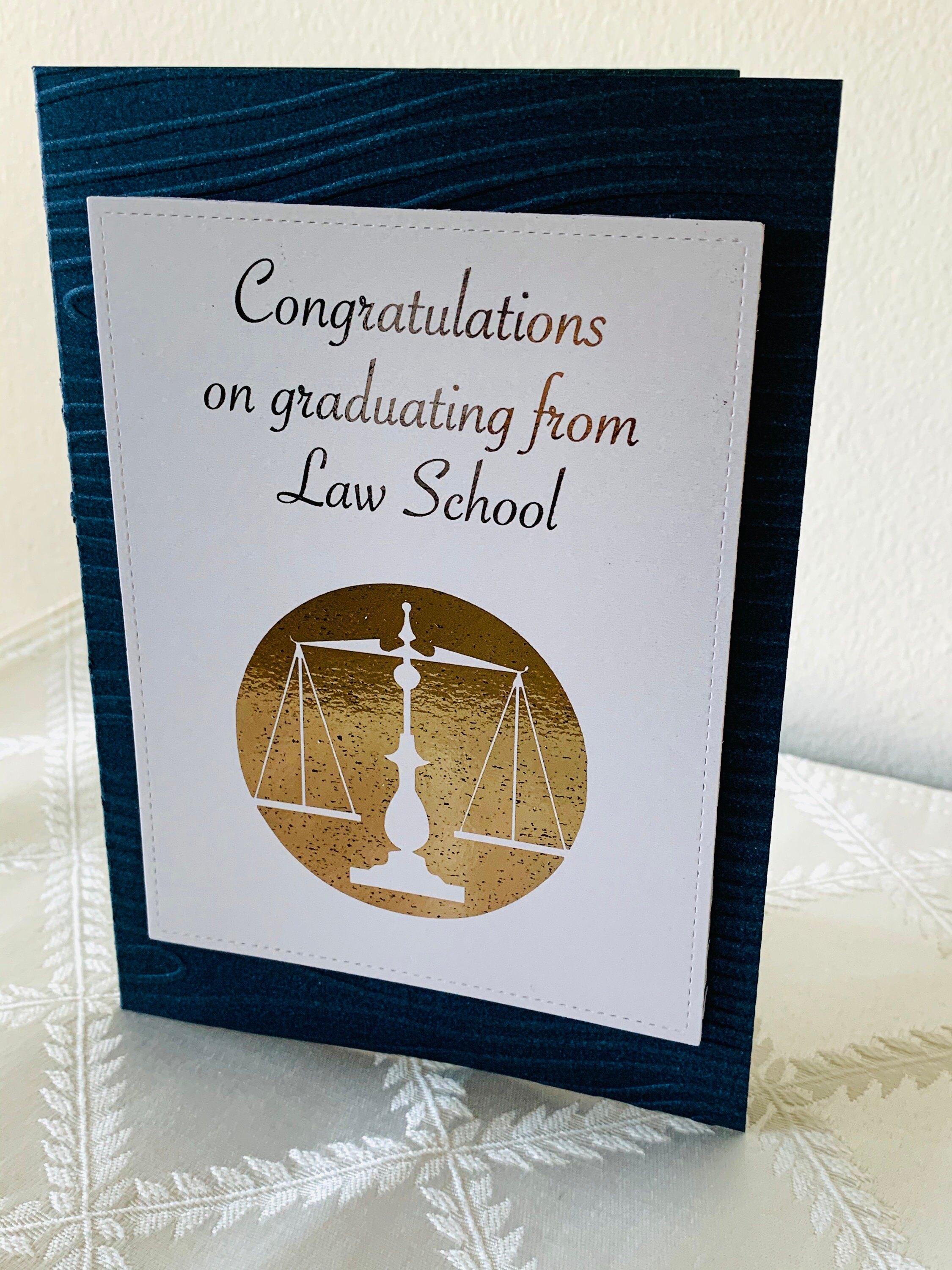 Law School Graduation Congratulations Cardfor Himfor - Etsy